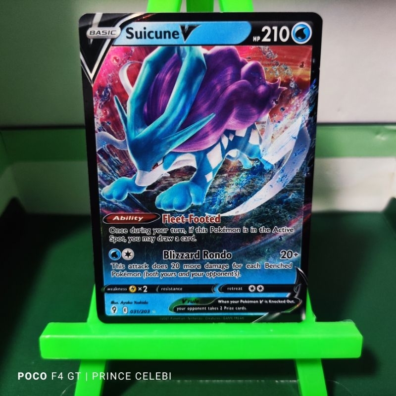 Pokemon TCG - Suicune V | Shopee Philippines