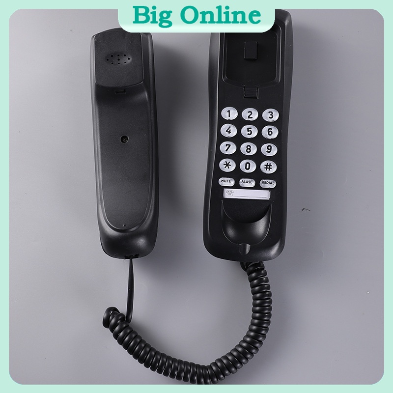 Wall-mounted Wired Telephone Fixed Landline Extension Phone For Hotel ...