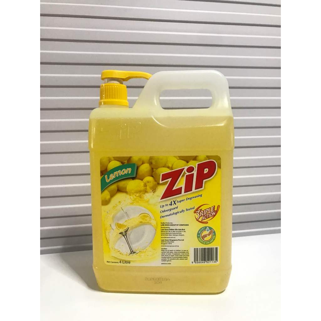 ZIP DISHWASHING LIQUID 4L | Shopee Philippines