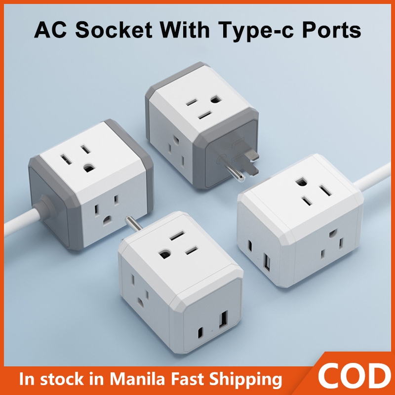 American Portable Charging Socket Extender Ac Socket Extension Outlet ...