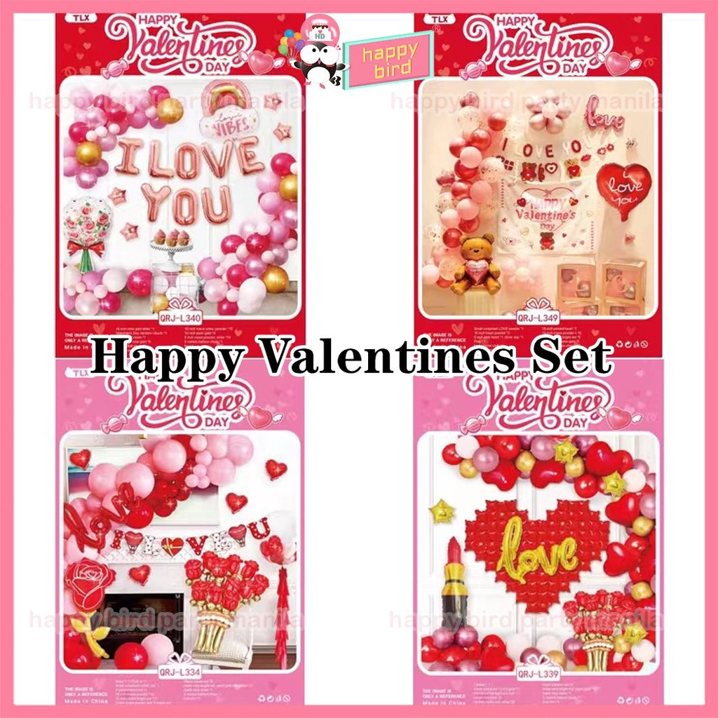 (Happy Bird) Valentines Day Set Party decor partyneeds party supplies ...