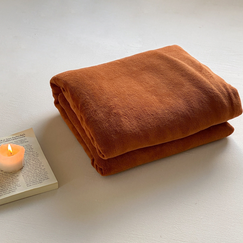 Plain Blanket Super Soft Perfect For Warm Solid Color Microfiber Plush ...