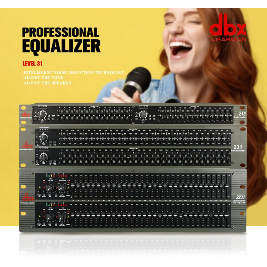 DBX Graphic Equalizer dbx 231 Dual channel 31 band 2-series(black) | Shopee Philippines
