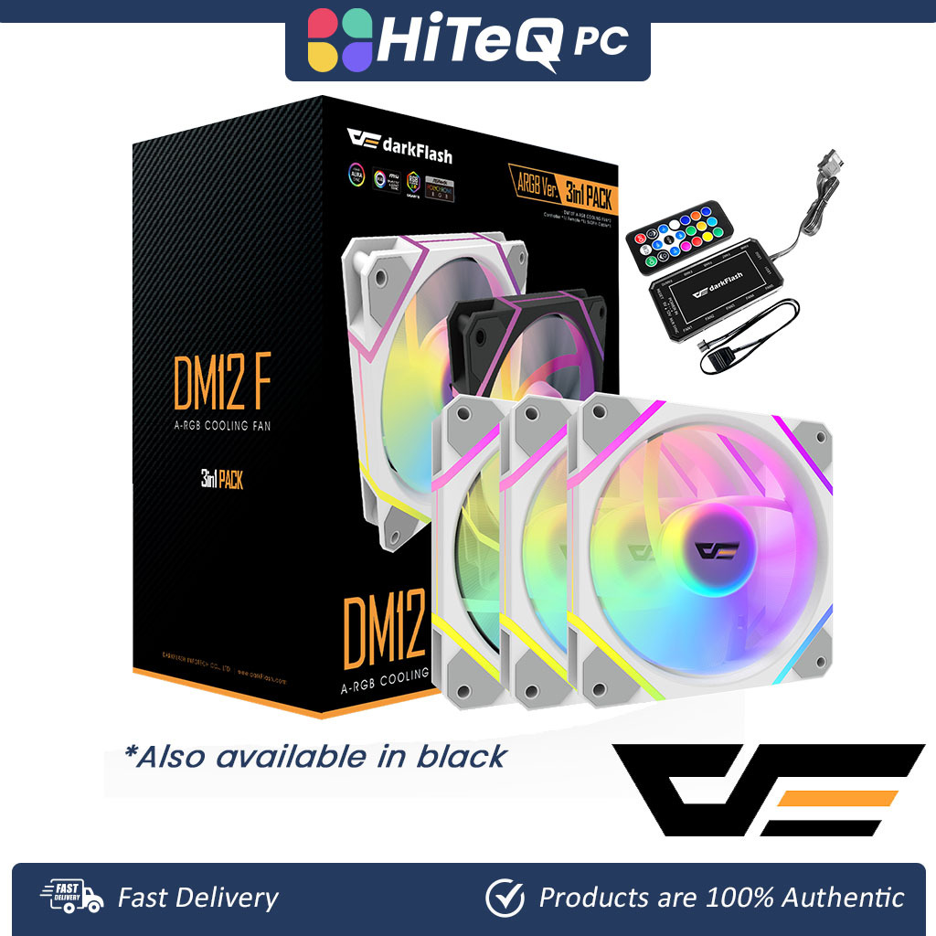 HiteqPC | DarkFlash DM12F 120mm ARGB 3 in 1 / Single (Regular or ...