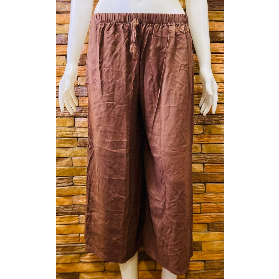 CHALLIS Plain Square pants w/Pocket (CAN FIT UP TO XL) | Shopee Philippines