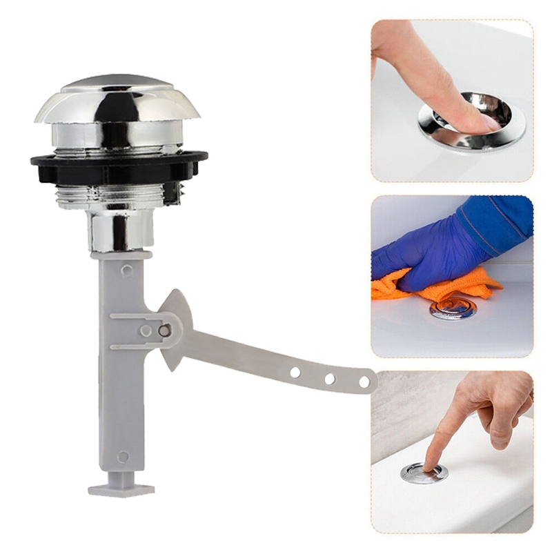 Toilet Water Tank Button 38mm Toilet Single Flush Push Button | Shopee ...