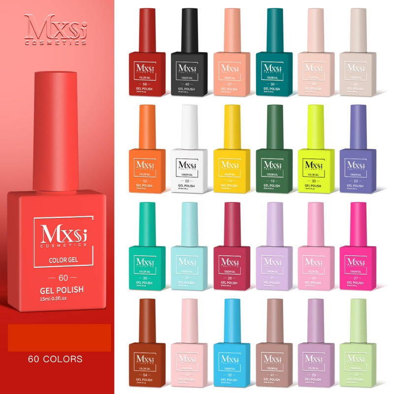 MXSI color gel 31~60colors nude color nail gel polish 1pcs 15ml part 2 ...
