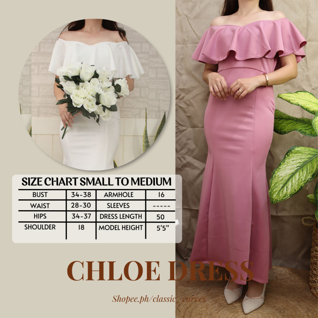 Fish Tail Off Shoulder Long Neoprene Dress For Civil Wedding/Entourage ...