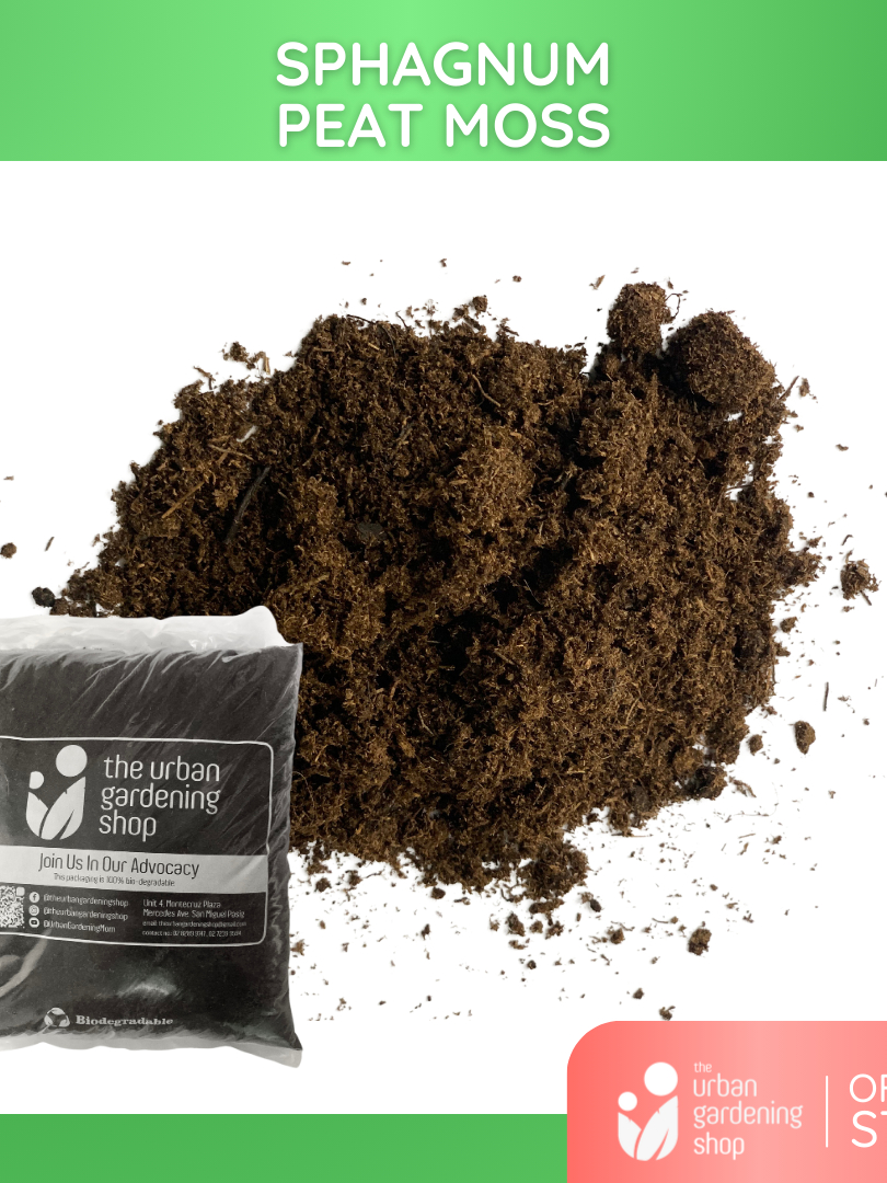 THE URBAN GARDENING SHOP 8-liter Sphagnum Peat Moss - High Quality Soil ...