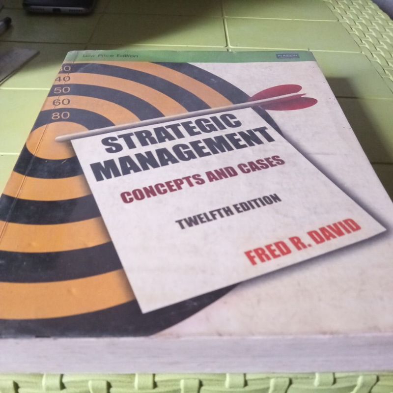 Strategic Management Concepts & Cases by Fred R. David | Shopee Philippines
