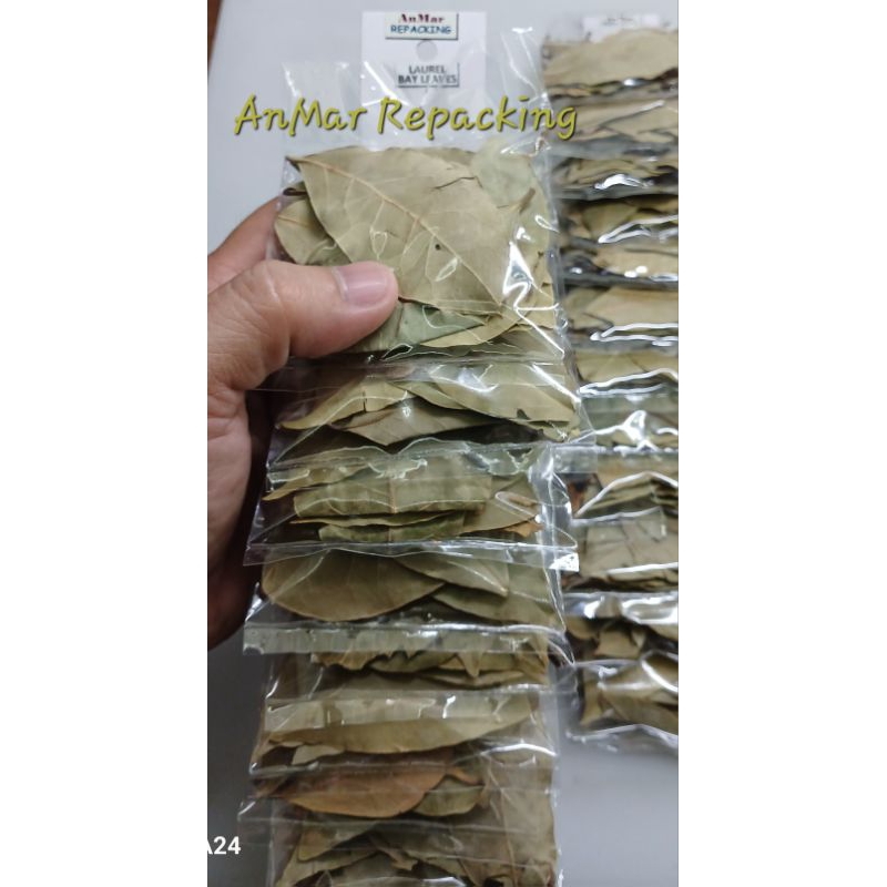 Laurel Bay Leaves 1haba 12pcs Net.50g Big Pack for P5 Resell Fresh Pack ...