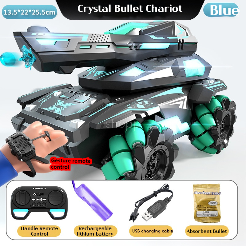 Remote control stunt car gesture sensor off-road vehicle with lights ...