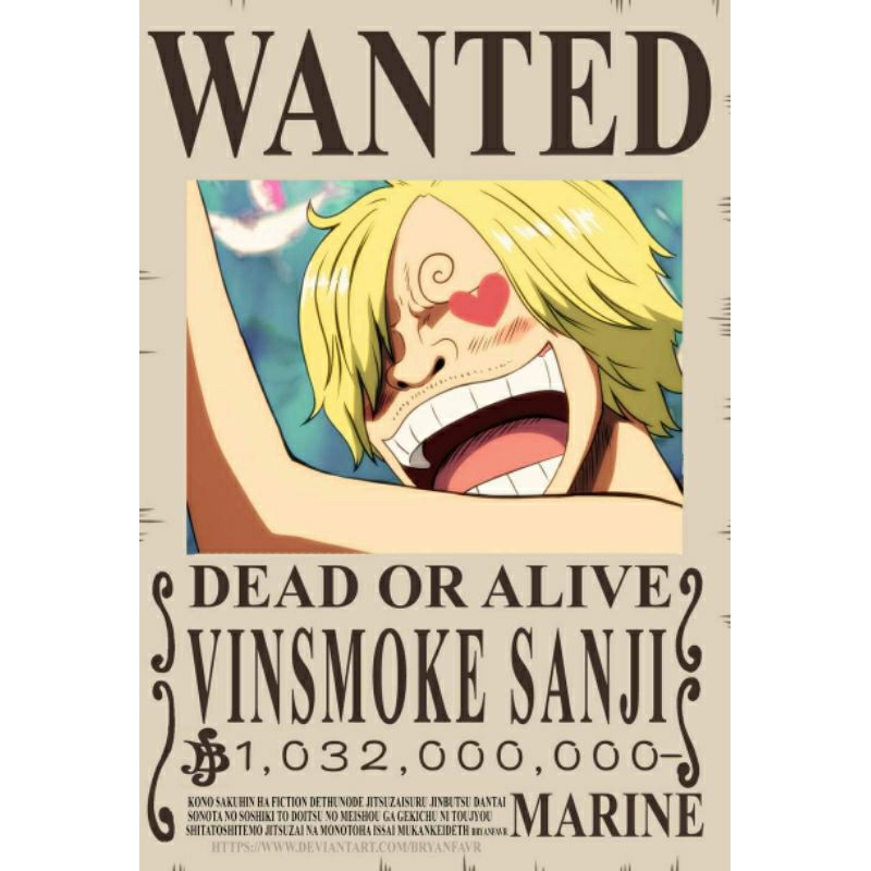 WANTED ONE PIECE POSTER STICKER A4 SIZE 17 pesos only | Shopee Philippines