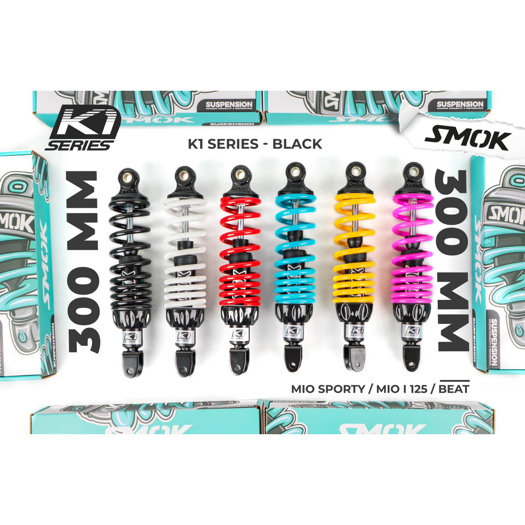 SMOK K1 SERIES REAR SHOCK FOR MIO I 125 / CLICK / BEAT FI / GENIO ...