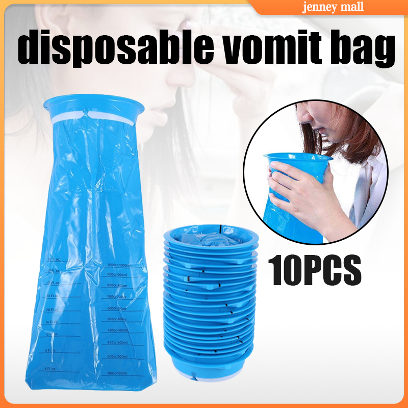 10Pcs Plastic Bag For Vomit Motion Sickness Bag For Convenient ...