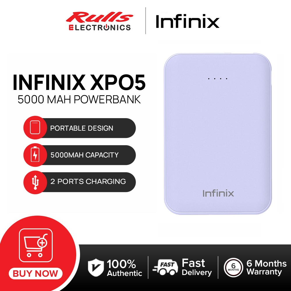 Infinix XPO5 5000mAh Powerbank | Shopee Philippines