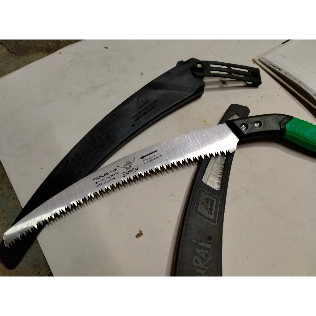 SAWORAI handsaw | PRUNNING 13" blade HANDSAW with cover | curved hand ...