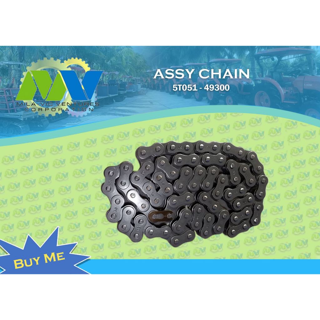 ASSY CHAIN AUGER #50 76L 5T051-49300 | Shopee Philippines