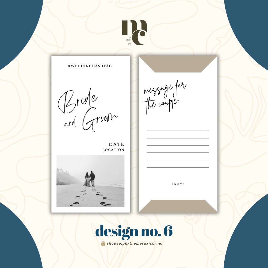 Wedding Angpao / Ampao / Money Envelope / Personalized | Shopee Philippines