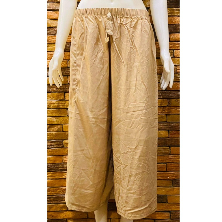 CHALLIS Plain Square pants w/Pocket (CAN FIT UP TO XL) | Shopee Philippines