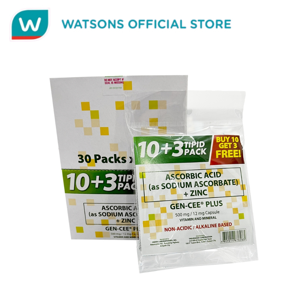 GENCEE Plus Capsule 10 + 3 Tipid Pack | Shopee Philippines