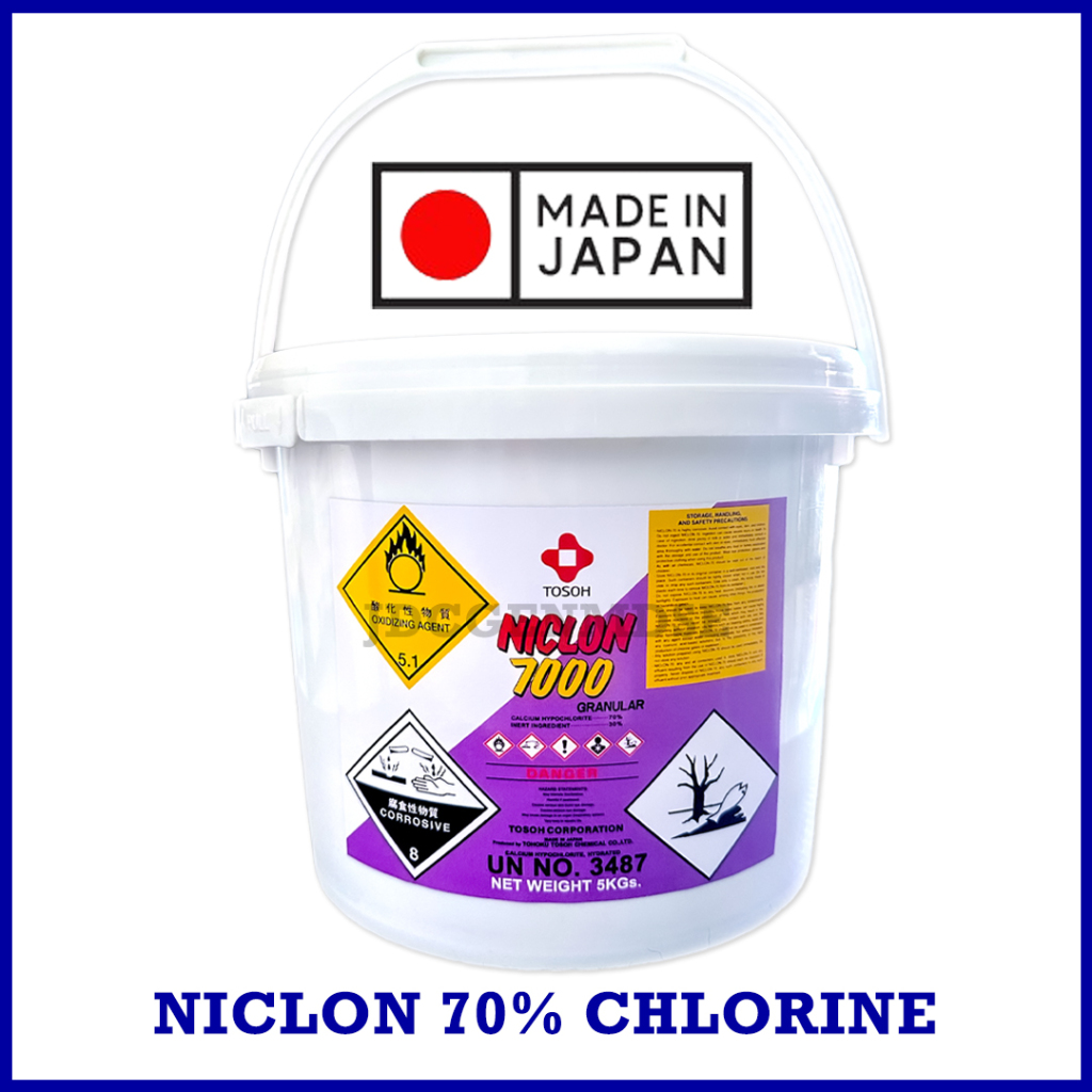 Chlorine Granules 70% Calcium Hypochlorite Niclon Made in Japan Best ...