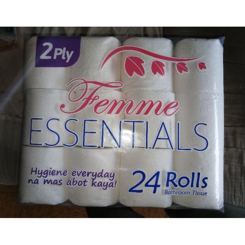 FEMME BATHROOM TISSUE 24 ROLLS | Shopee Philippines