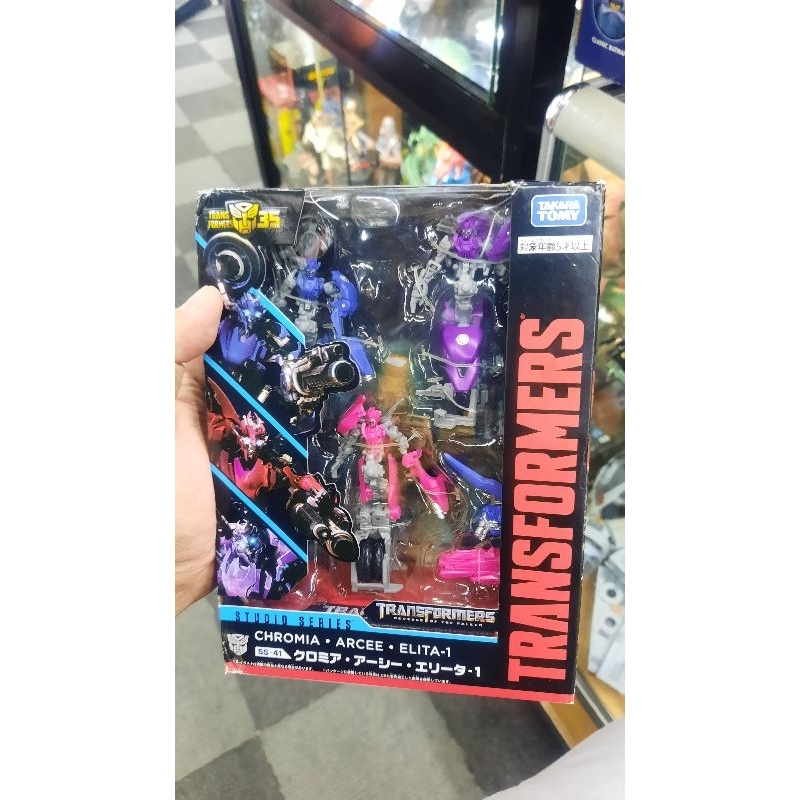 Hasbro Transformers Studio Series Rotf SS-41 Misb Chromia,Arcee, Elita ...