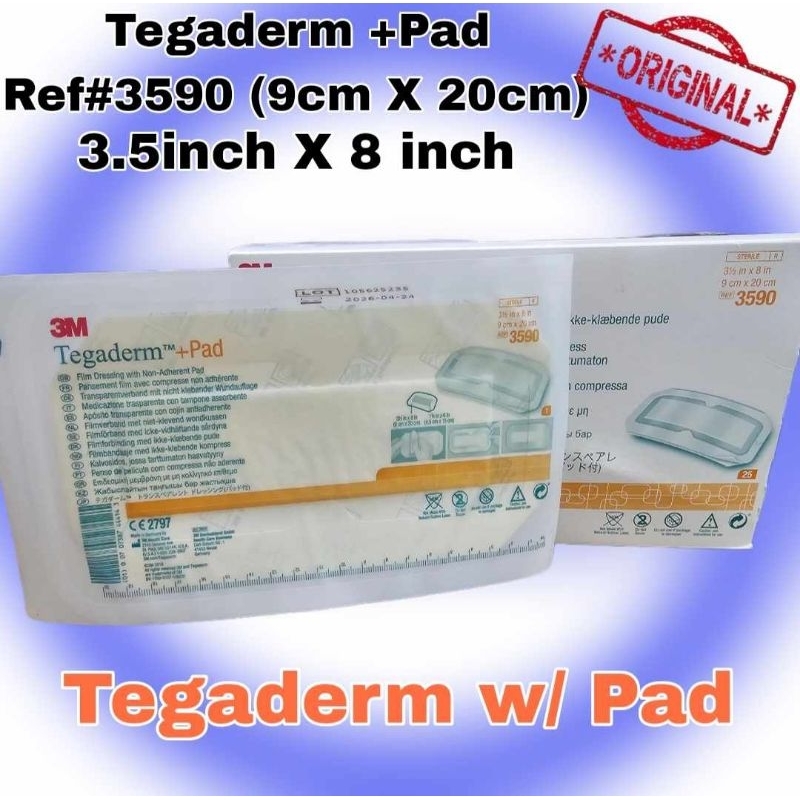 Tegaderm +Pad (by 3M)9cmX 20cm (Ref#3690) | Shopee Philippines