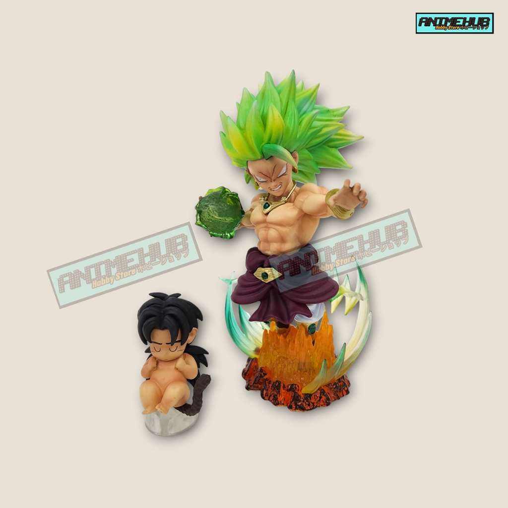 GK CS Knock Off Dragon Ball WCF Super Saiyan 3 Broly + Gokou Baby ...