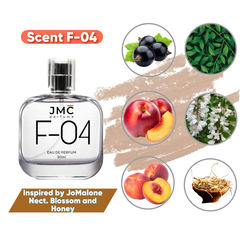 JMC Perfume F-04 (inspired by JoMalone Nect. Blossom & Honey) | Shopee ...