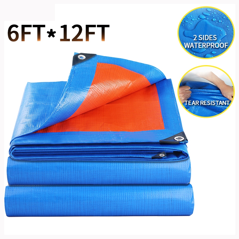 Trapal waterproof makapal 6FTx9FT Trapal Lona Tolda Tarpaulin ...