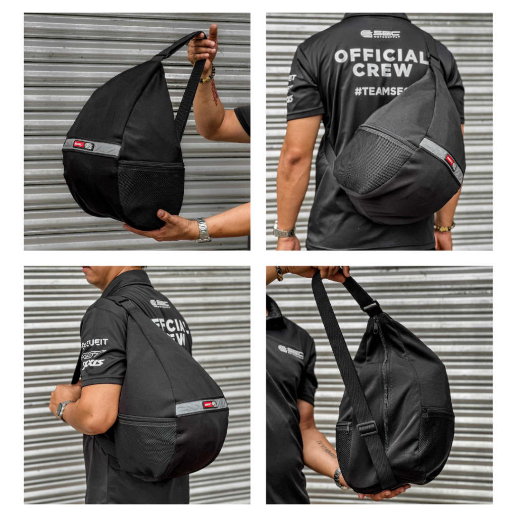 SEC HELMET BAG SLING BAG FOR MOTORCYCLE | Shopee Philippines