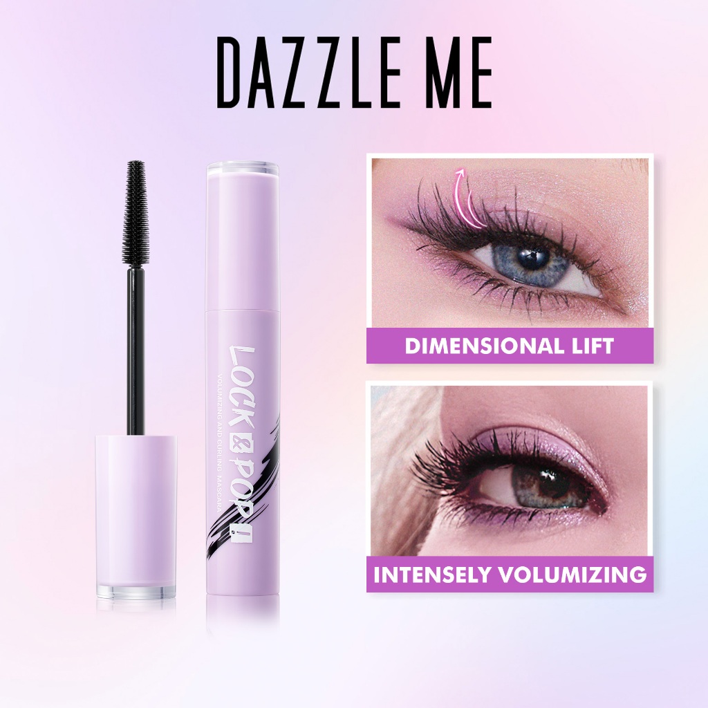 DAZZLE ME Lock and Pop Mascara - Water proof Smudge proof Long Lasting ...