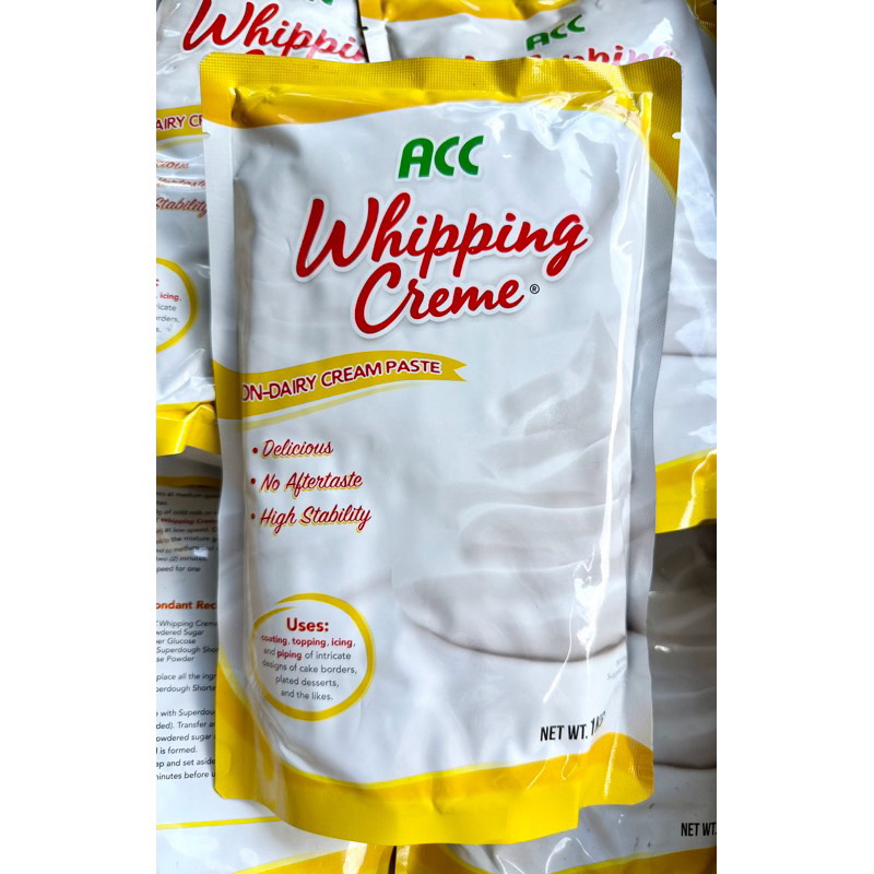 ACC Whipping Cream Non Dairy Topping Frosting Icing achievers 1kg ...