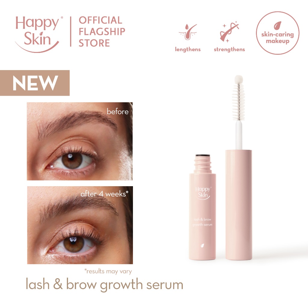 Happy Skin Holy Grail Lash and Brow Growth Serum in Clear | Shopee ...