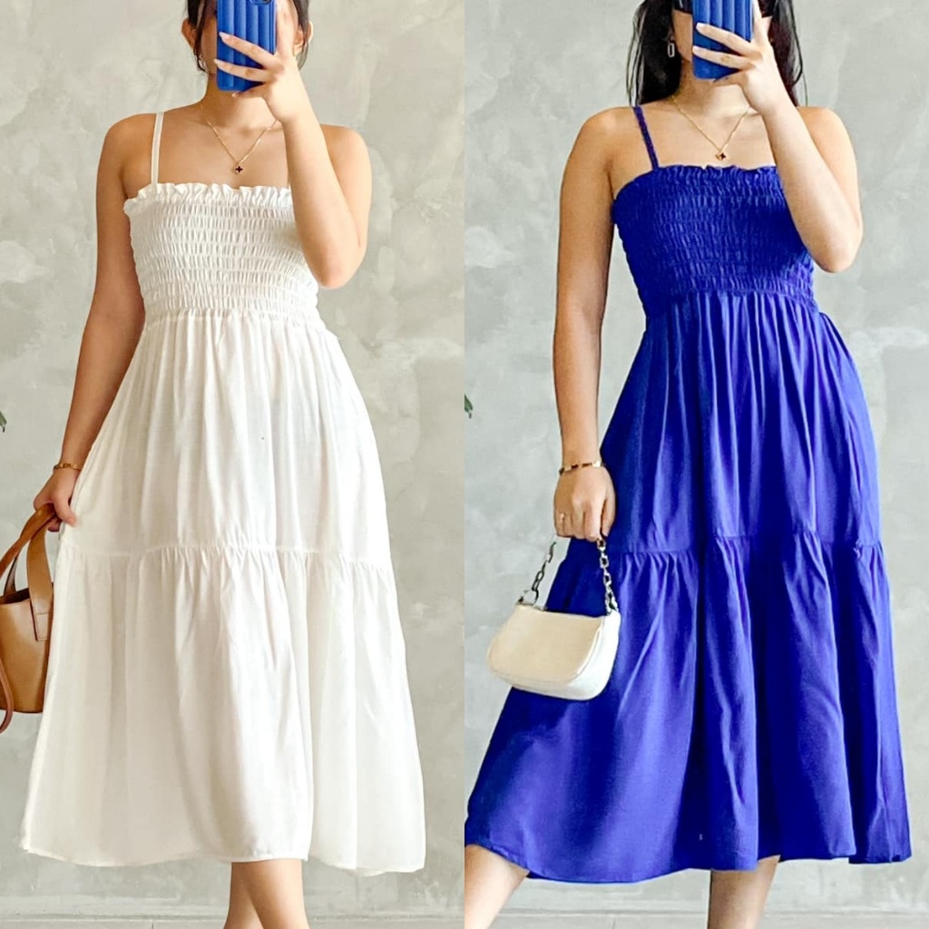 Paige Linen Dress | Dominique & Co. | Shopee Philippines