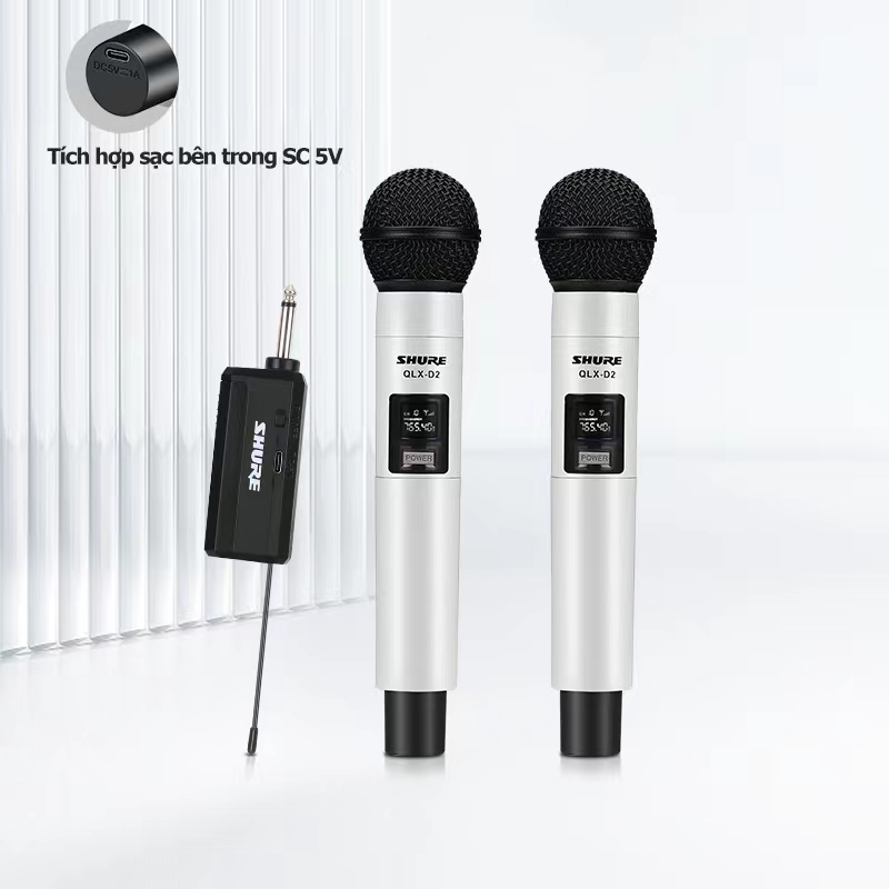 original/QLX-D2 branded,wireless microphone,Karaoke Mic,UHF wireless ...
