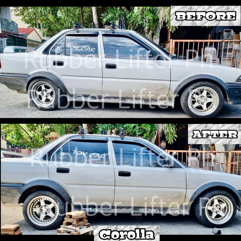 2PCS Rubber Lifter for Corolla (Small Body, Big Body, Lovelife ...