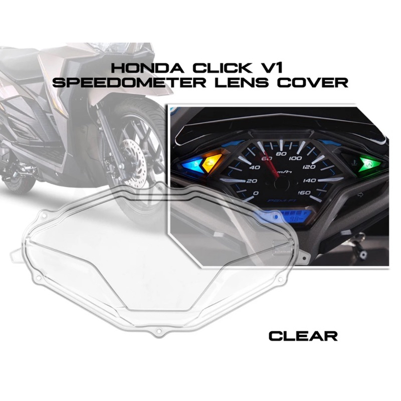 HONDA CLICK V1 SPEEDOMETER LENS CLEAR FOR CLICK V1 | Shopee Philippines