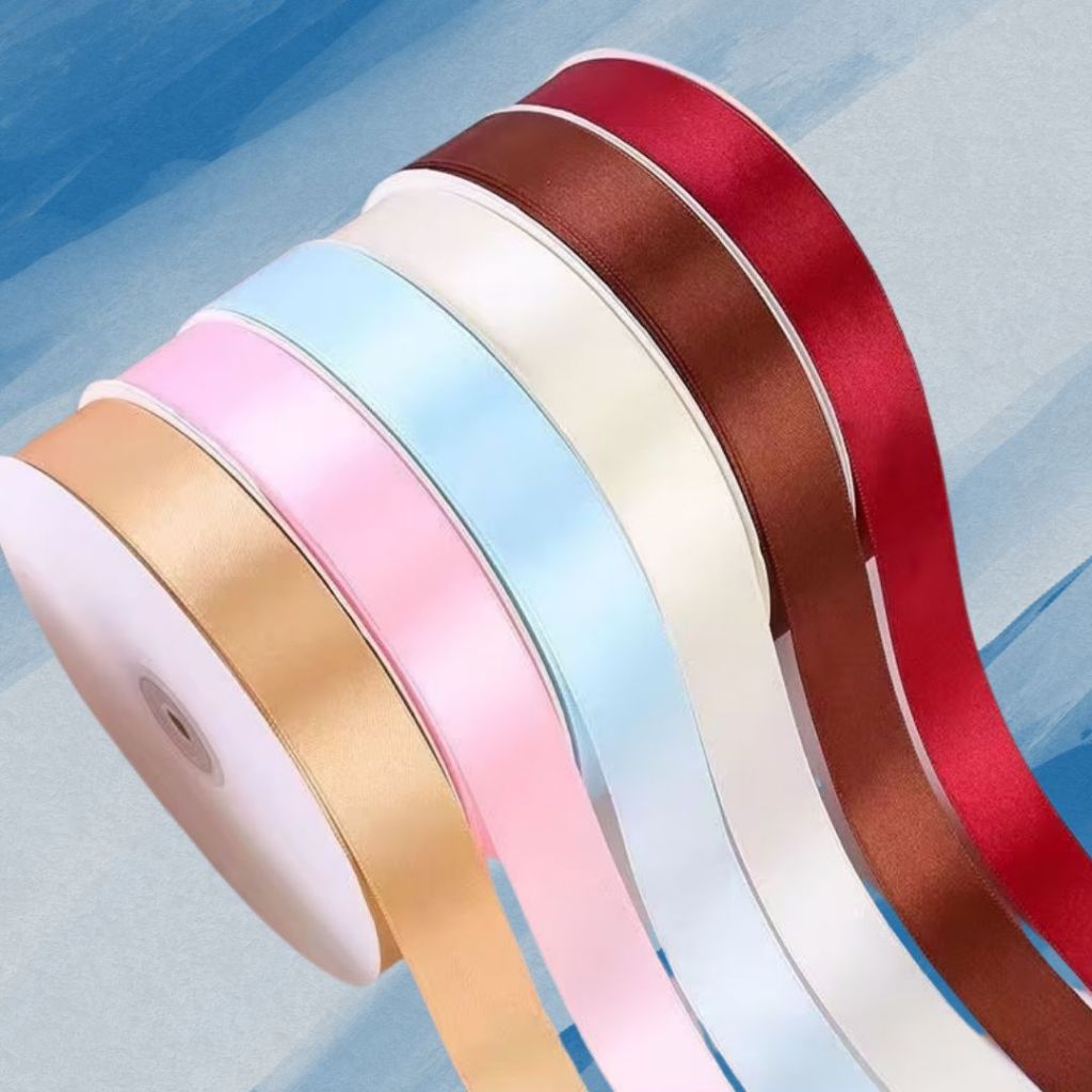 EL (2cm/25 yards/roll) Satin Ribbon Wholesale Gift Packing Christmas ...
