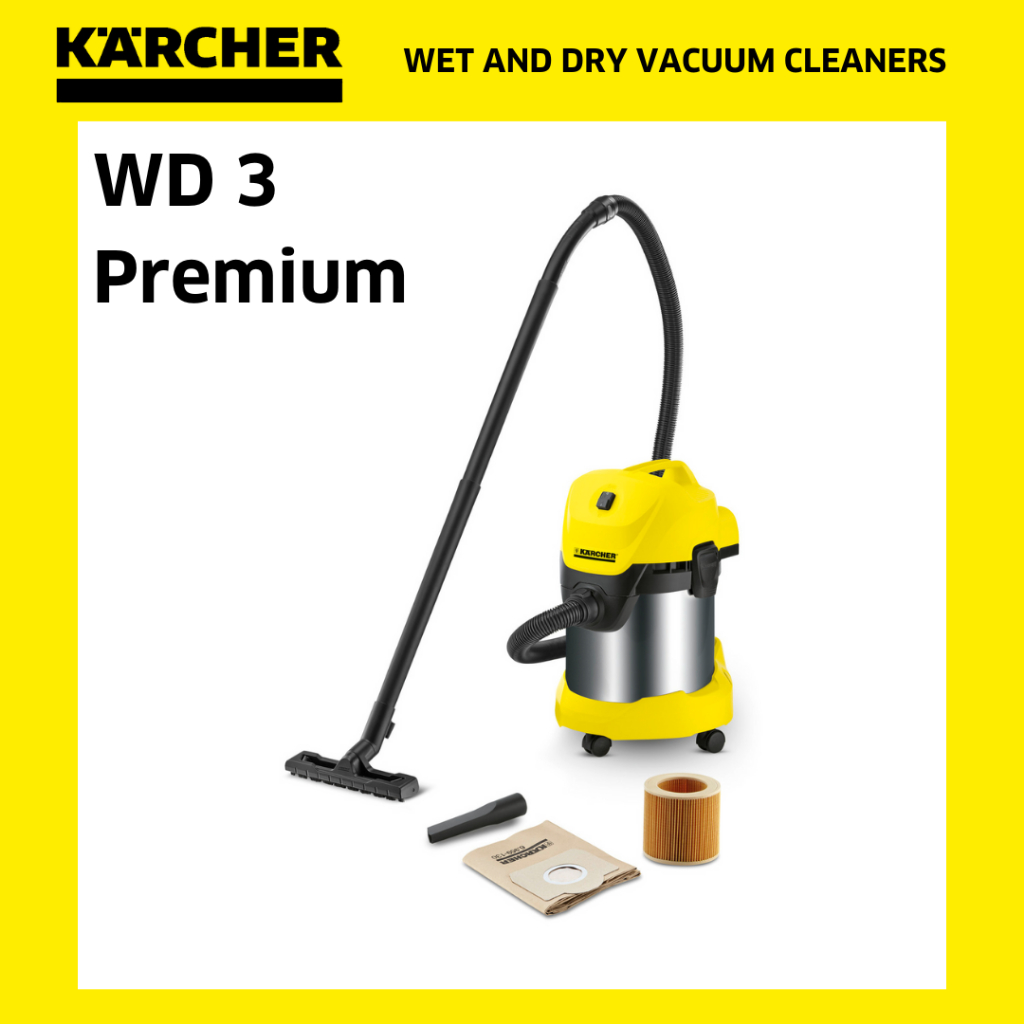Kärcher WD 3 Premium Wet & Dry Vacuum Cleaner | Shopee Philippines