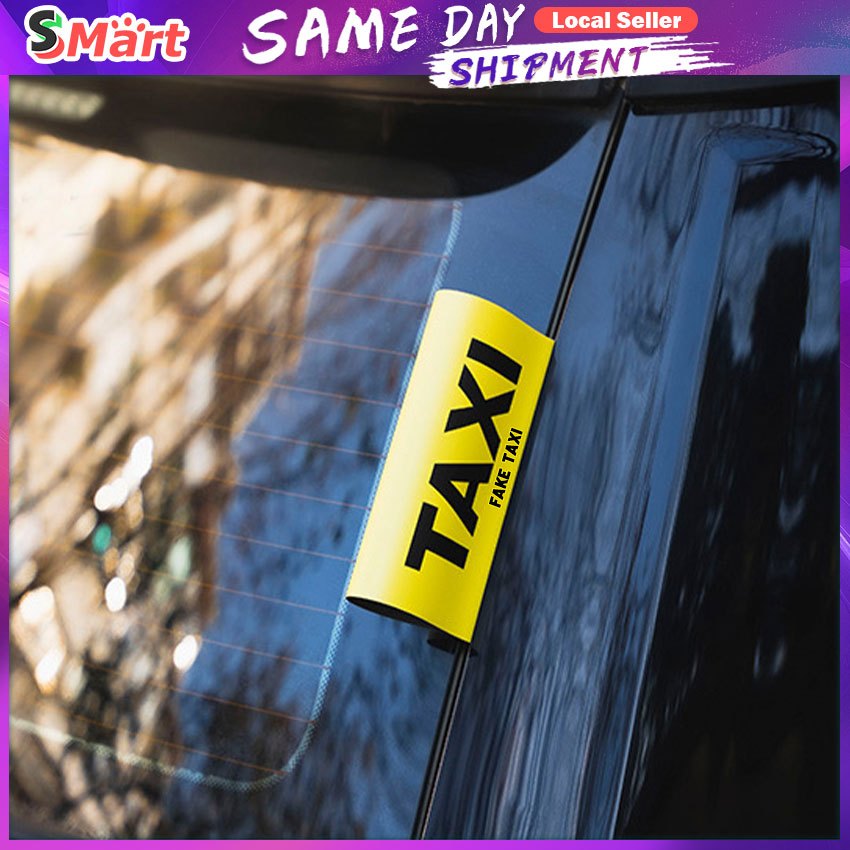 Car Washing Labels Water Mark Door Fake Taxi Tag Stickers Car Sticker ...