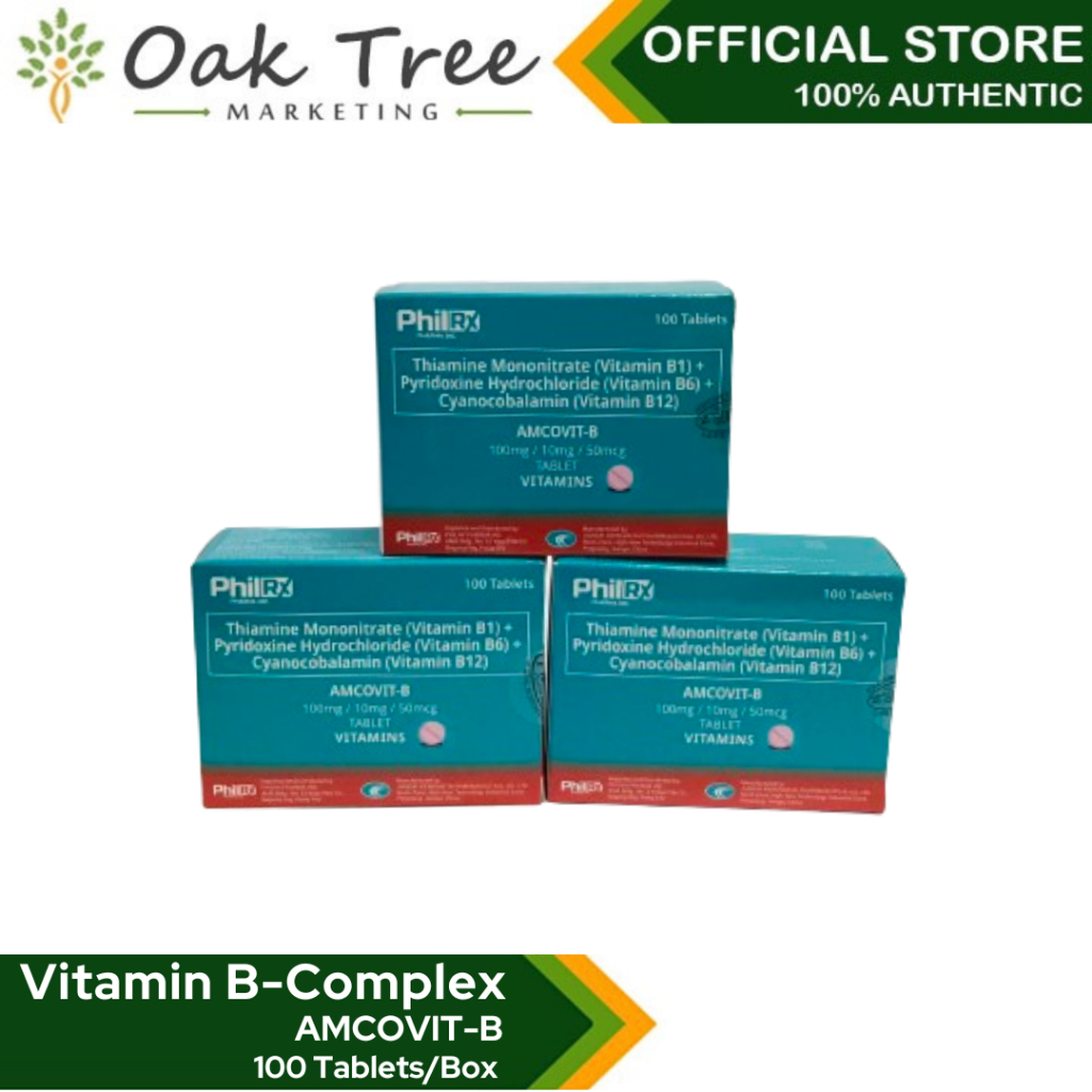 Vitamin B-Complex AMCOVIT-B 100tab/box | Shopee Philippines