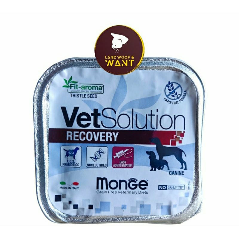 MONGE VET SOLUTION RECOVERY CANINE 150GRAMS | Shopee Philippines