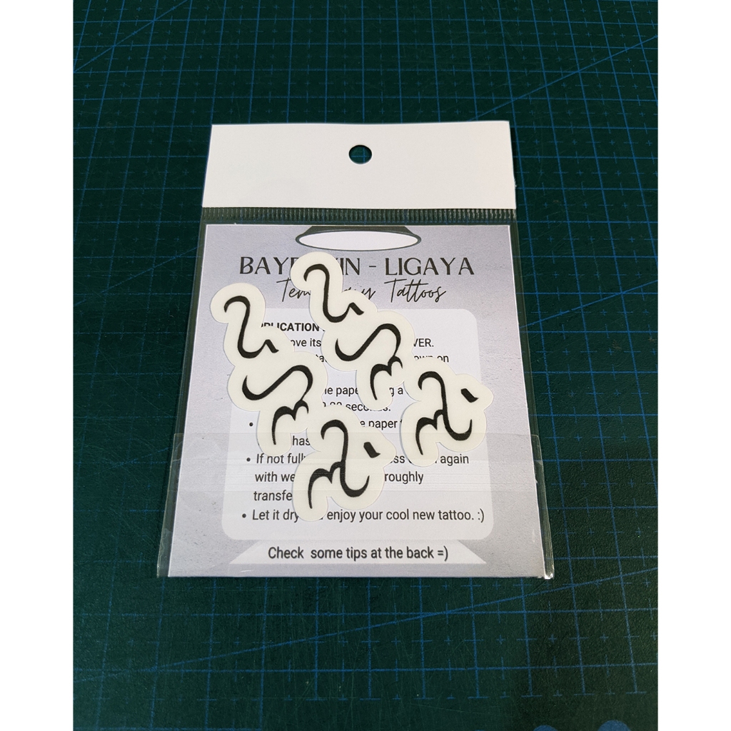 Baybayin Temporary Tattoo Stickers Waterproof (2 PCS) by Tintak Tattoo ...