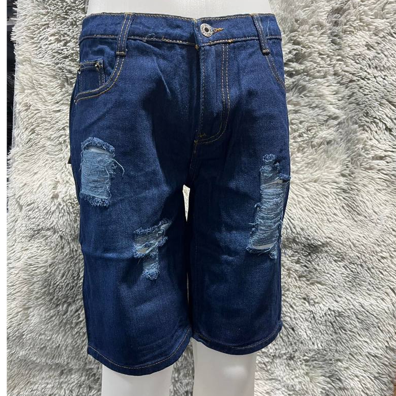 RRJ Denim Short Tattered Men's Shorts | Shopee Philippines