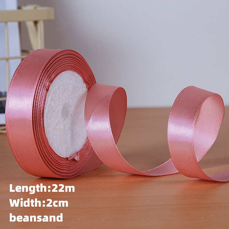 Pretty (2cm/25 yards/roll) Satin Ribbon Wholesale Gift Packing Christmas decorationRibbons roll ...