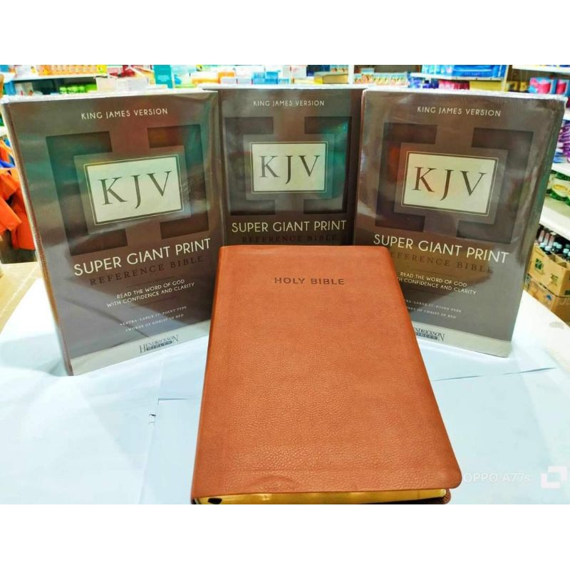 SUPER GIANT PRINT REFERENCE KJV BIBLE | Shopee Philippines