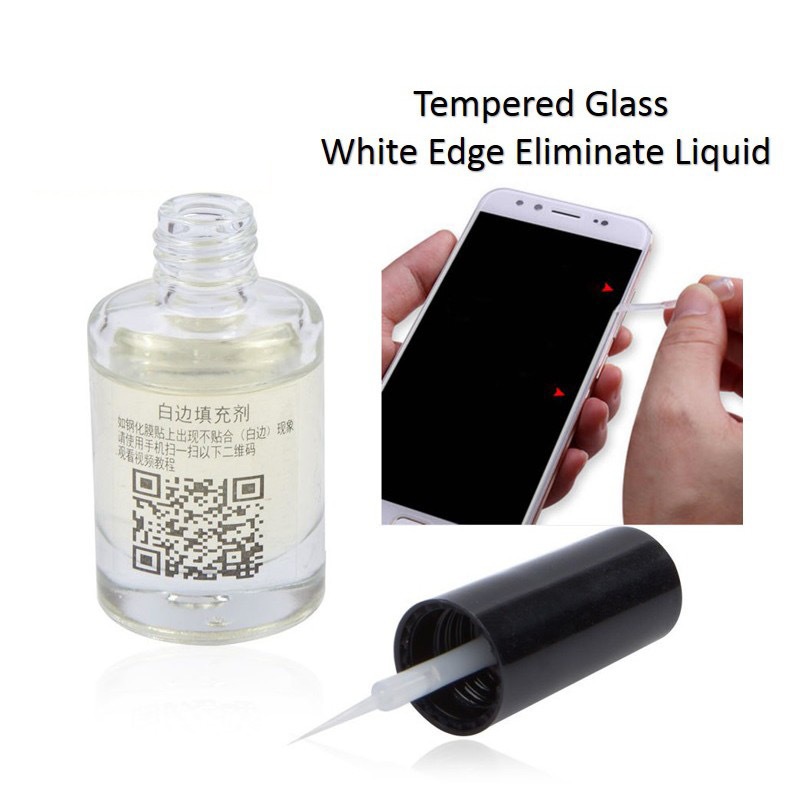 White Edge Removal Of Mobile Phone Tempered Glass Divine Liquid Removal ...
